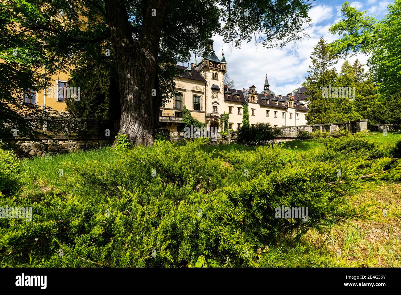 Zamek kliczkow schloss kliczkow schloss klitschdorf hi-res stock ...