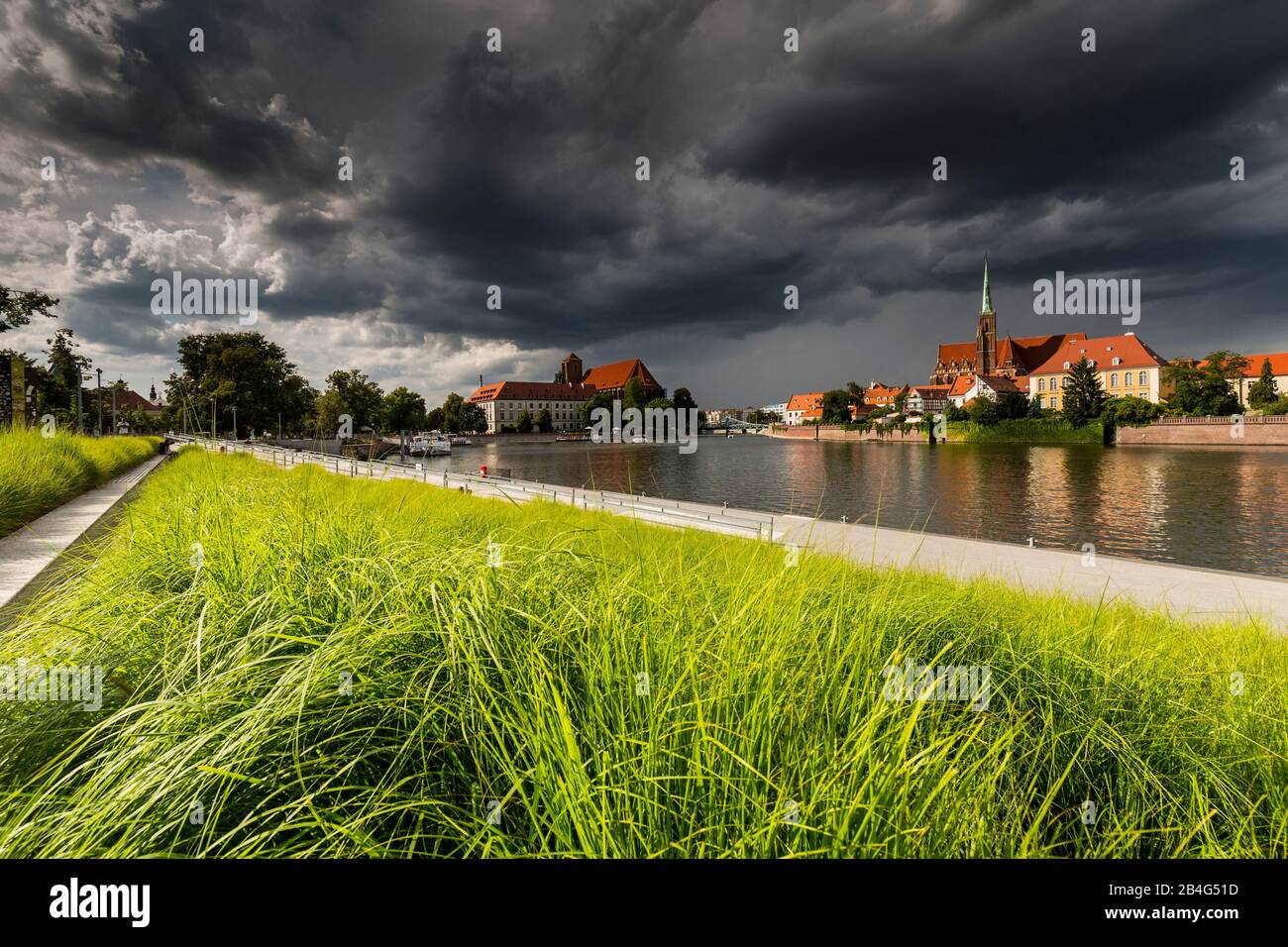 Europe, Poland, Lower Silesia, Wroclaw - Cathedral Island - The ...