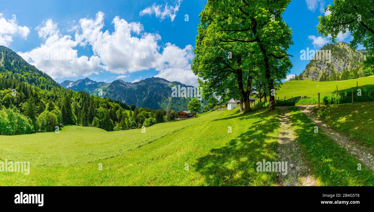 Farmhouses in valley bavaria hi-res stock photography and images - Alamy