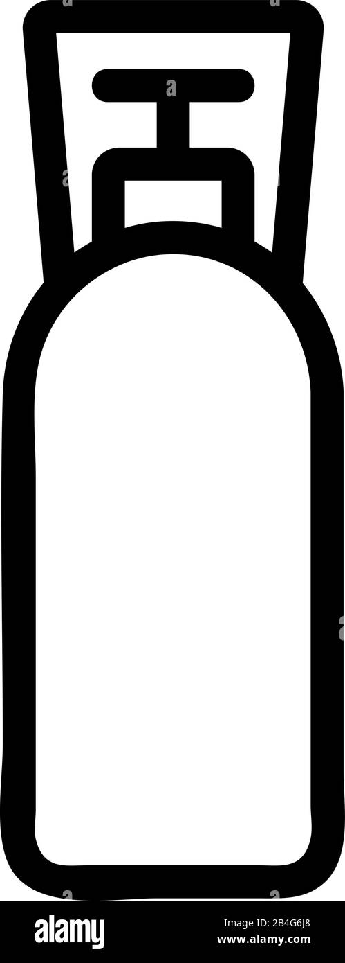 gas icon vector. Isolated contour symbol illustration Stock Vector ...