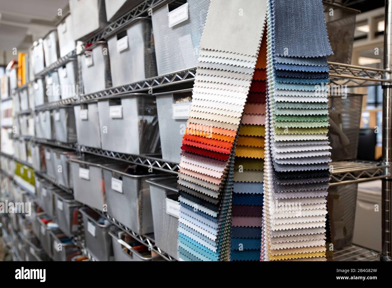 Fabric swatches samples hi-res stock photography and images - Alamy