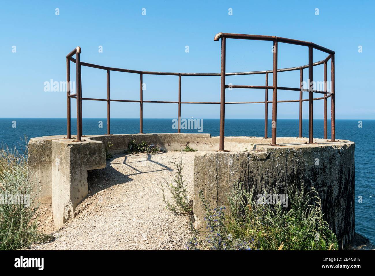 Estland, Ostseeküste, Padilski, Pakri-Pank, Steilküste, ehemalige ...