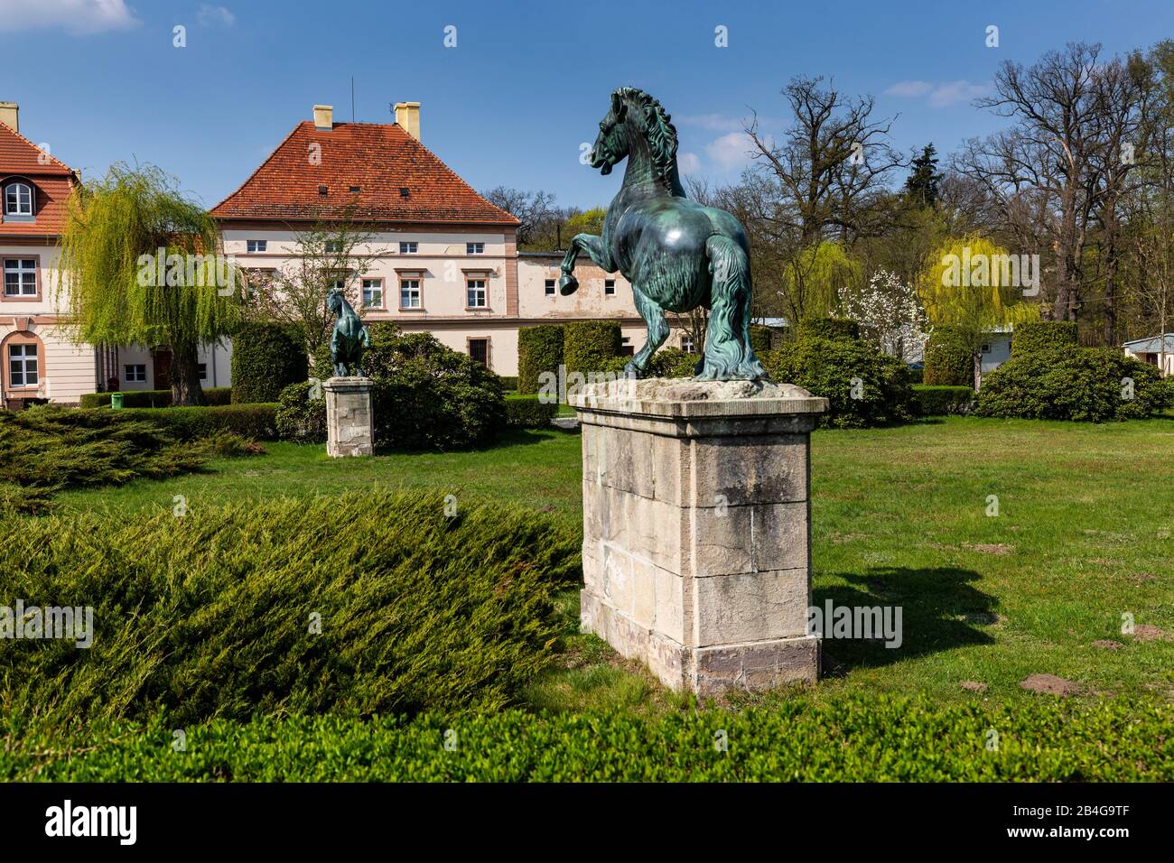 Europe, Poland, Lower Silesia, Milicz / Militsch - Milicz Palace Stock ...