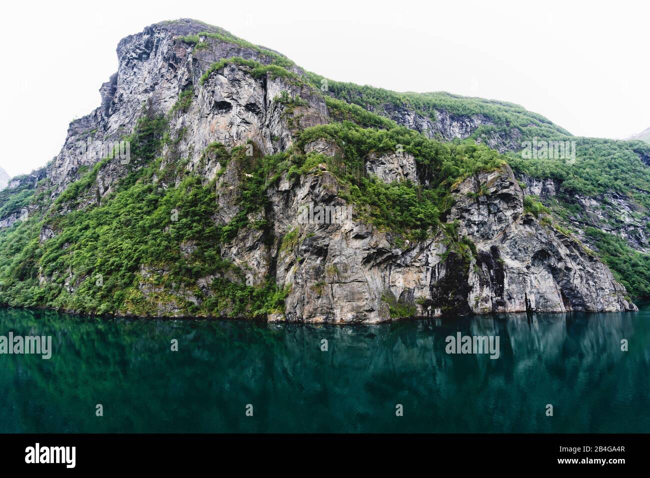 Face in rock face, Geirangerfjord, Norway, Scandinavia Stock Photo - Alamy