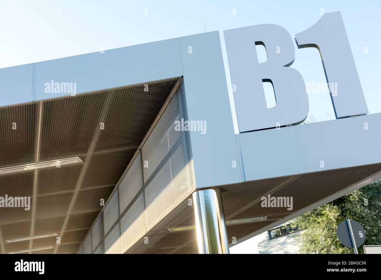 Central bus station, city view, modern, architecture, Eisenach ...
