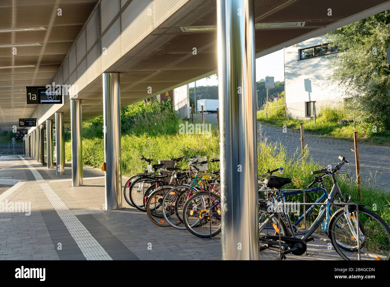 Central bus station, city view, modern, architecture, Eisenach ...