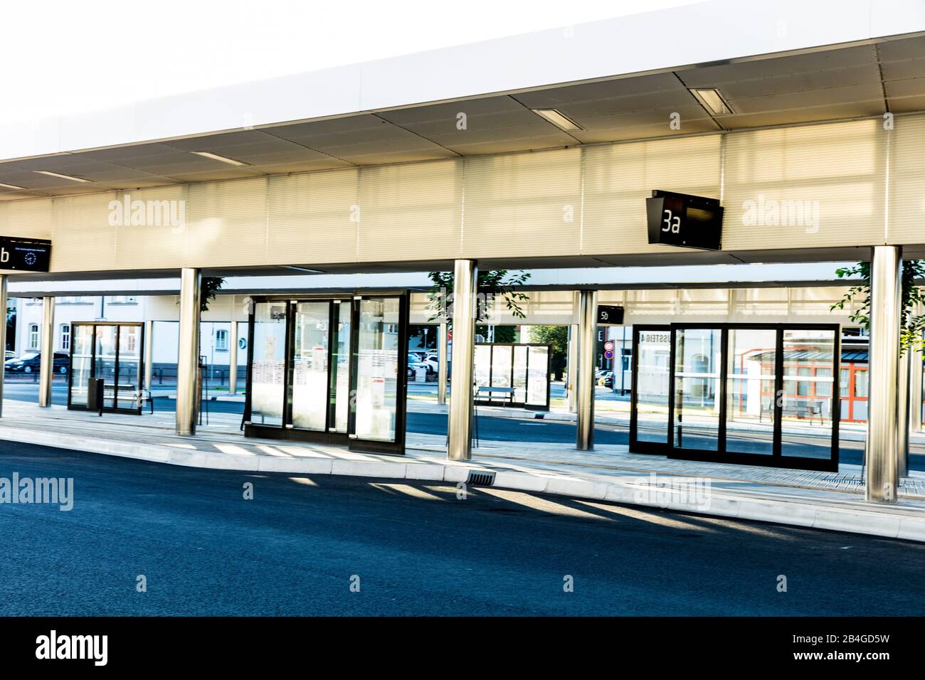 Central bus station, city view, modern, architecture, Eisenach ...