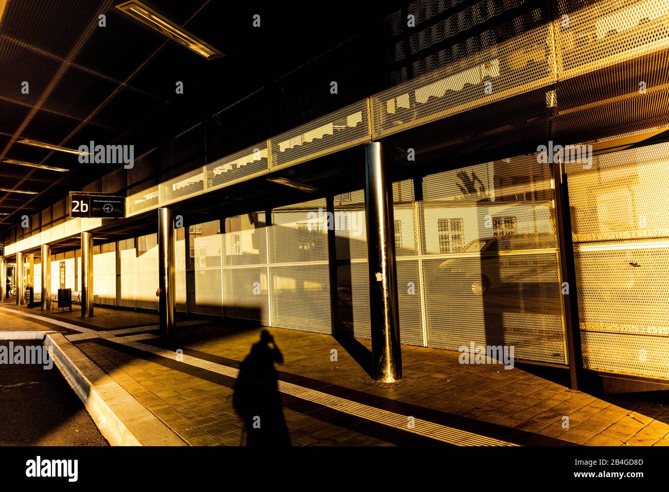 Central bus station, city view, modern, architecture, Eisenach ...