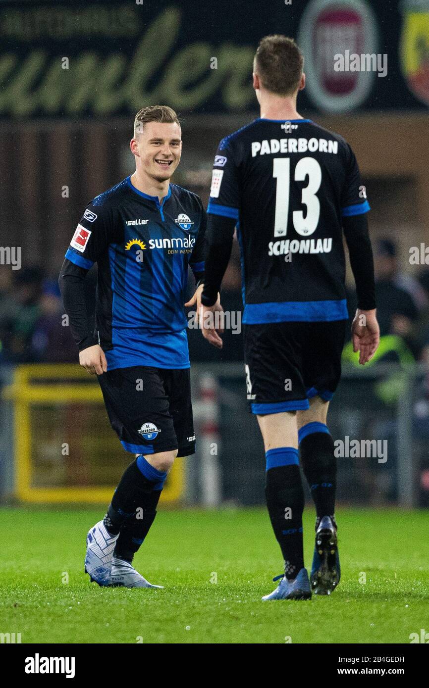 Paderborn, Deutschland. 06th Mar, 2020. firo: 06.03.2020, football, 1 ...
