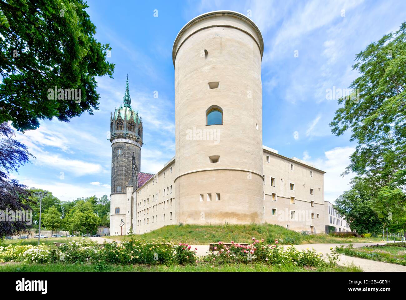 Wittenberg castle church door hi-res stock photography and images - Alamy