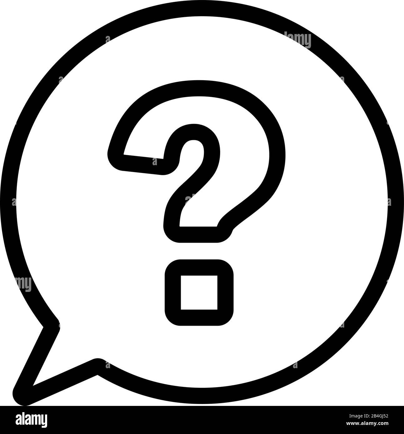 Doubts symbol Black and White Stock Photos & Images - Alamy