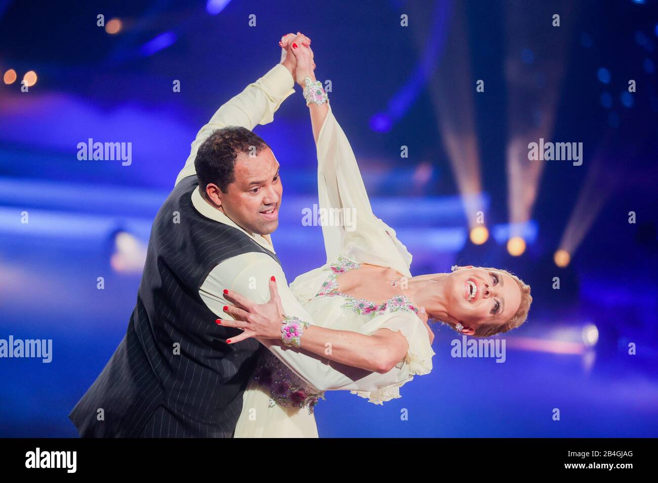 Cologne, Germany. 06th Mar, 2020. Ailton, former footballer, and Isabel ...