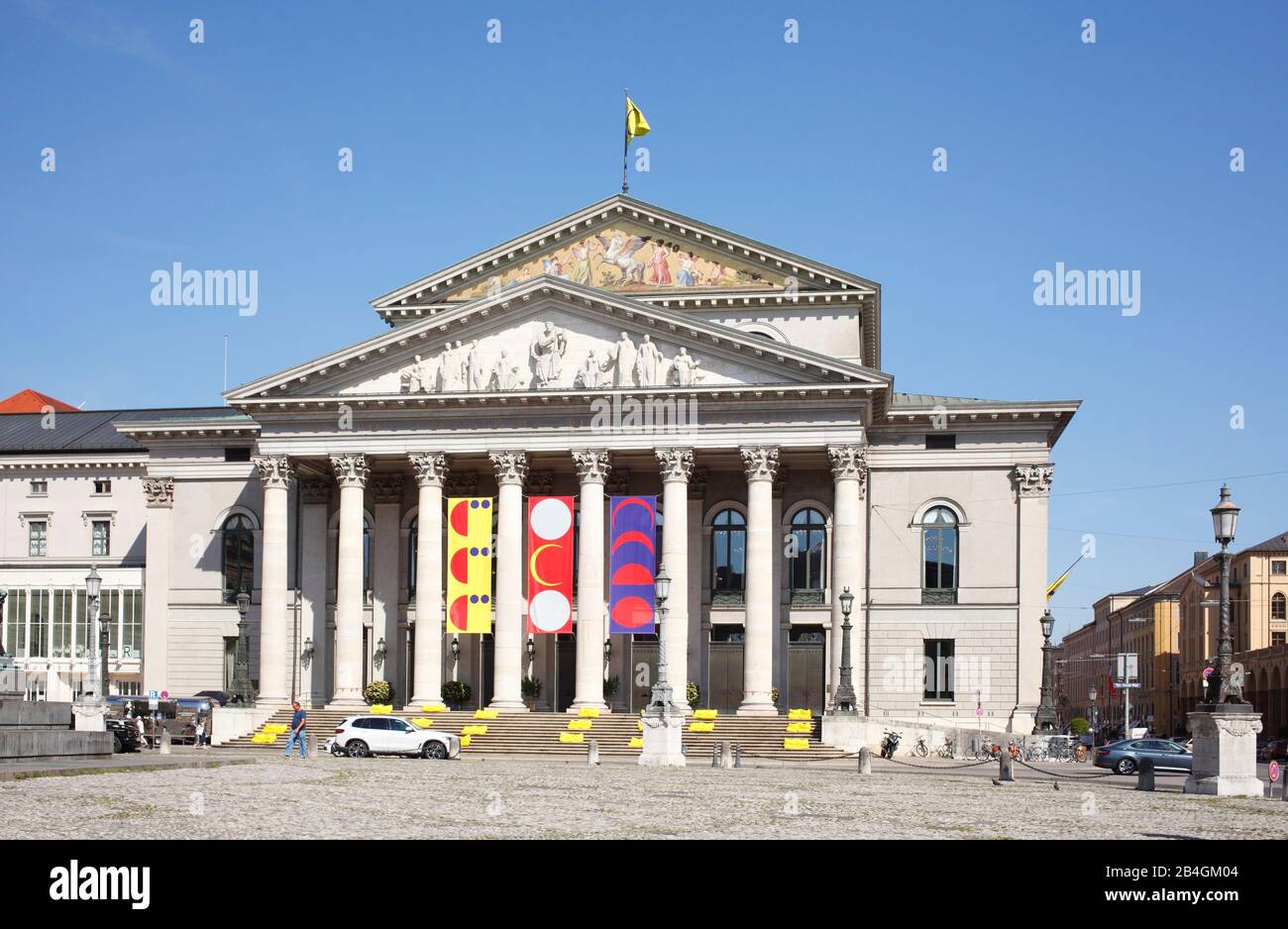 Bavarian National Theater, State Opera, Max-Joseph-Platz, Munich, Upper ...