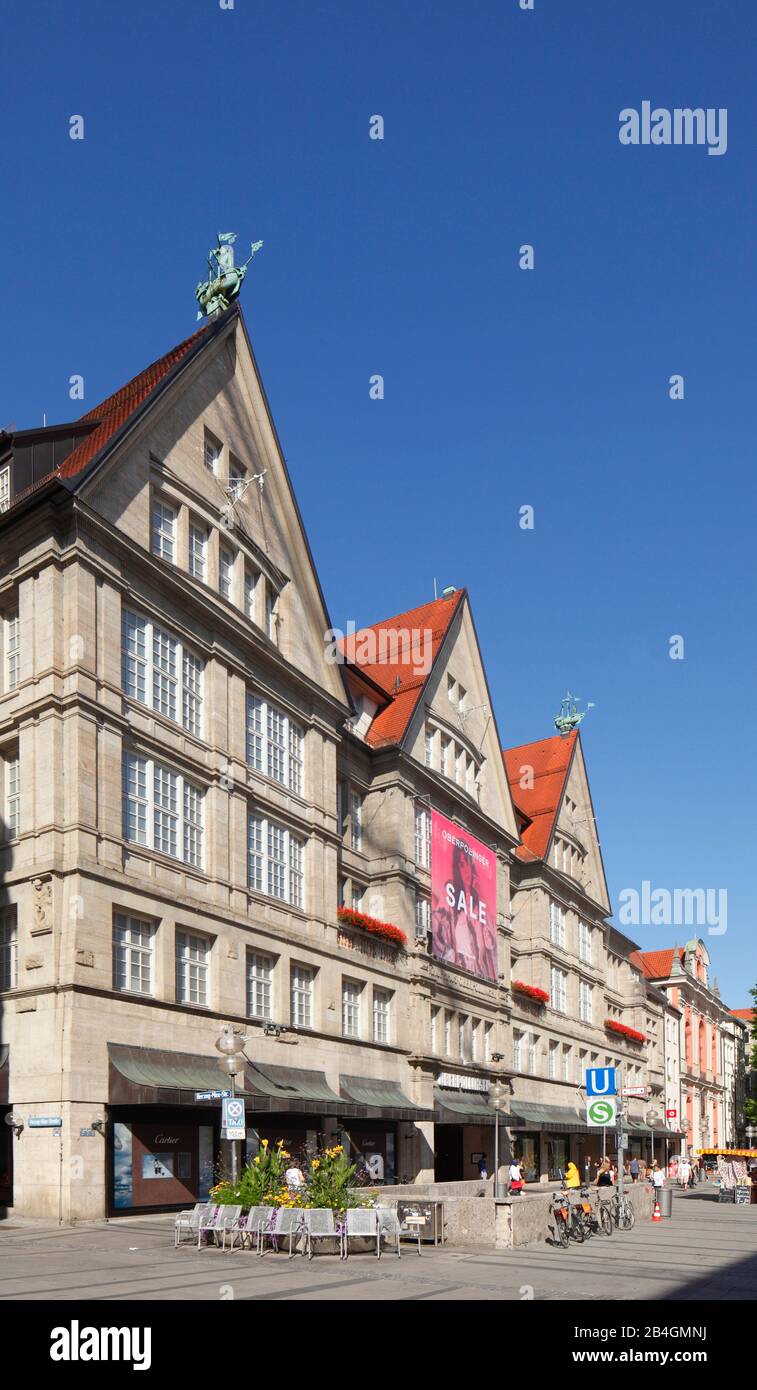 Shopping centre karstadt oberpollinger hi-res stock photography and ...