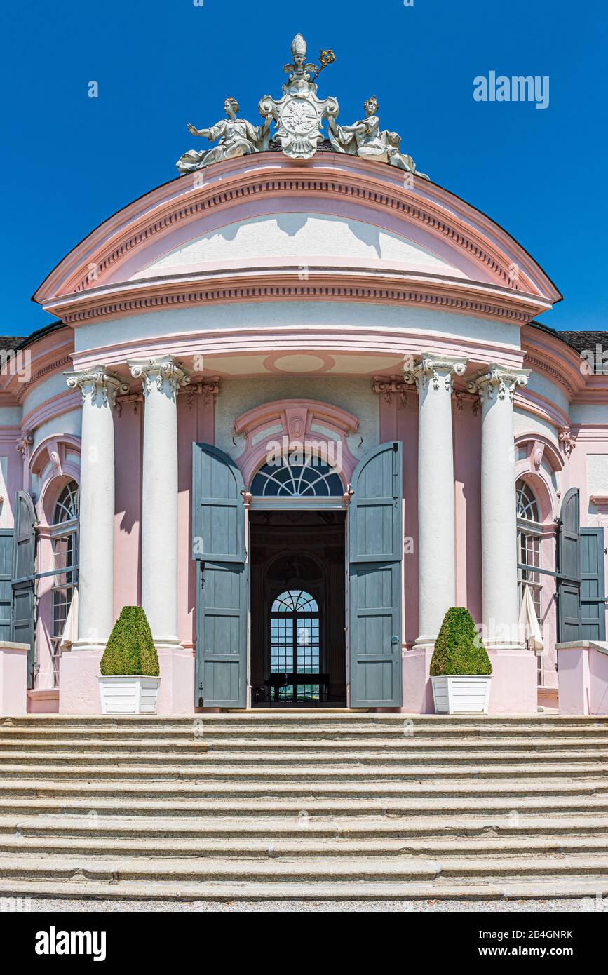 The Pavilion in the Baroque Garden on the Melk Abbey in Wachau, one of ...