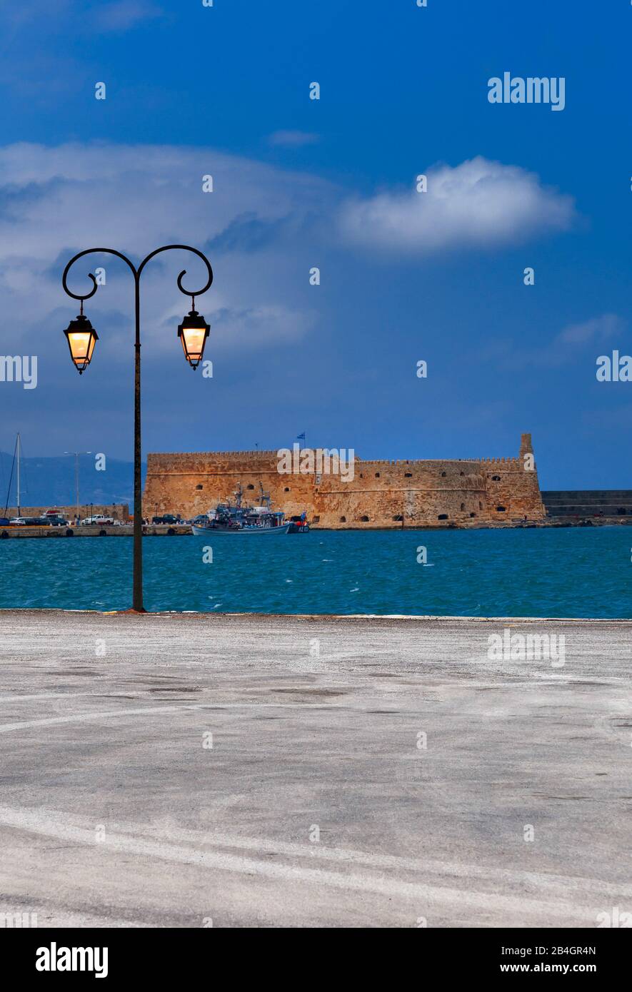 Crete, Koules Fortress, Heraklion, Greece Stock Photo - Alamy