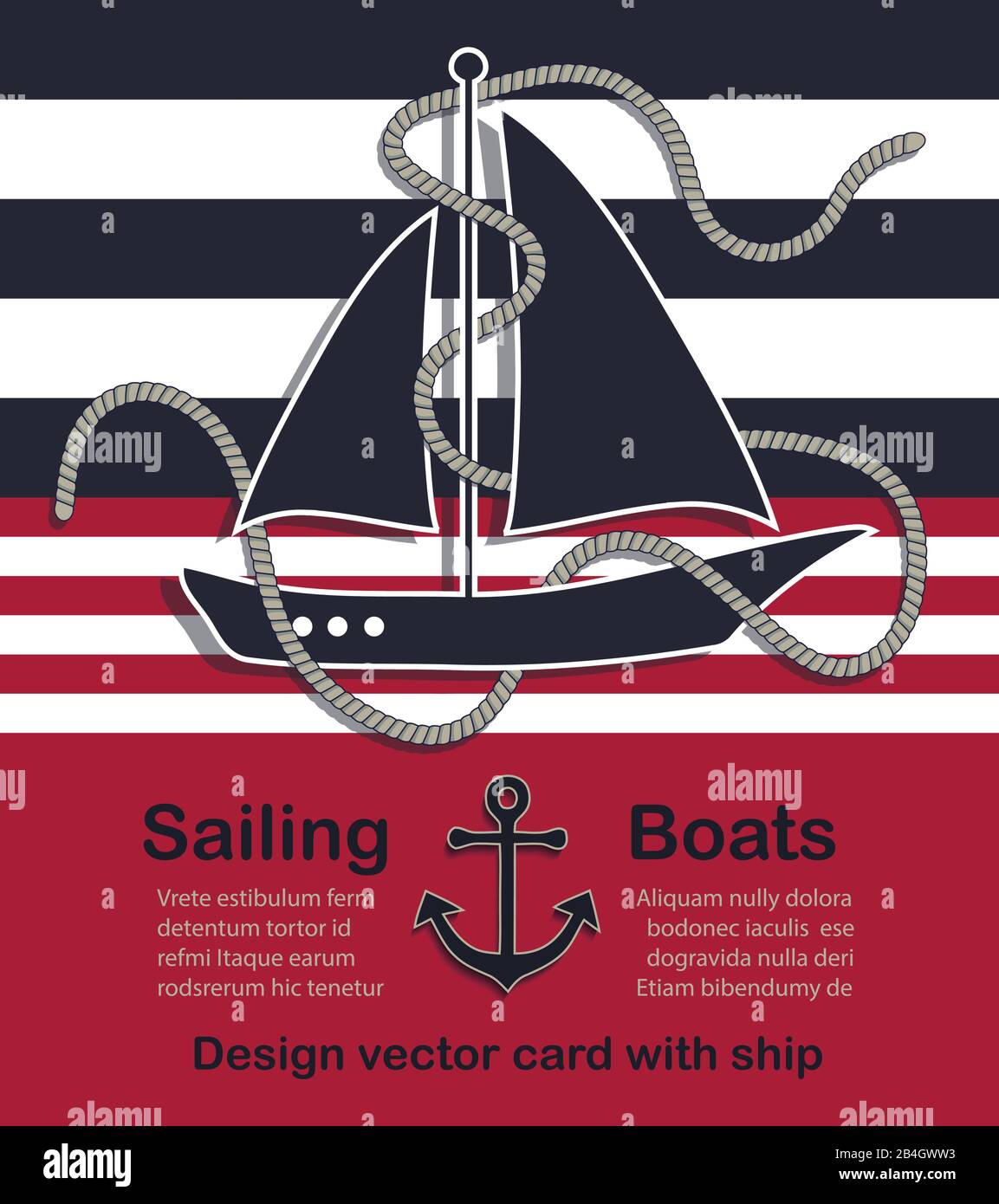 Striped sail red and white hi-res stock photography and images - Alamy