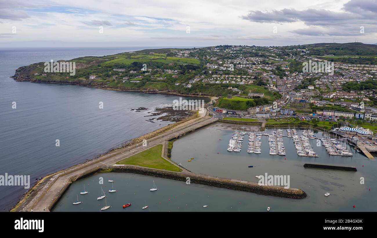 Aerial view of Howth Harbour and village, Ireland Stock Photo - Alamy