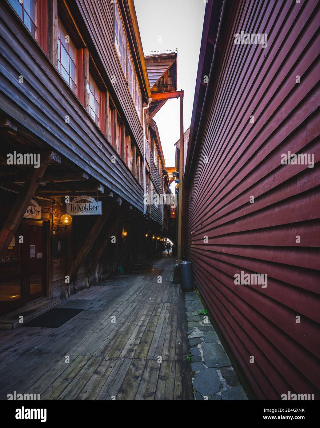 Hanseatic quarter bryggen in bergen hi-res stock photography and images ...