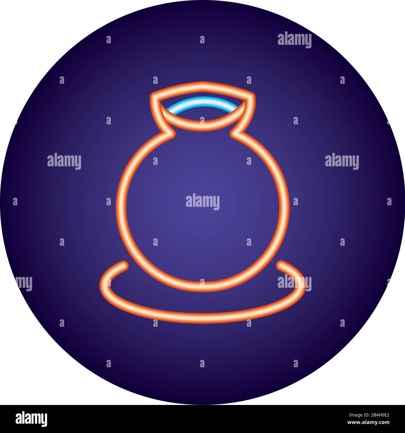 water jar neon light style icon Stock Vector Image & Art - Alamy