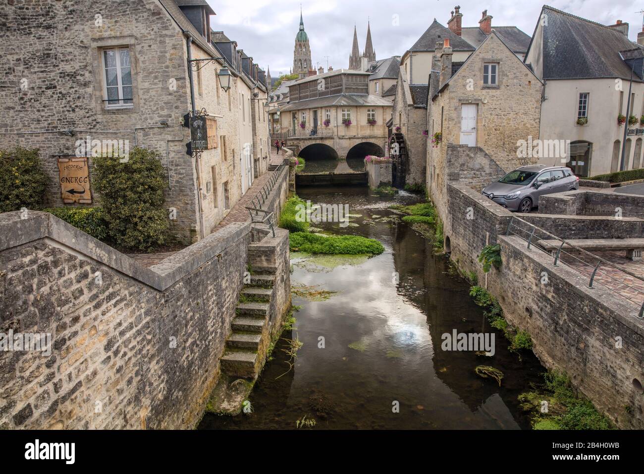 Normandy, Bayeux, Old Town Stock Photo - Alamy