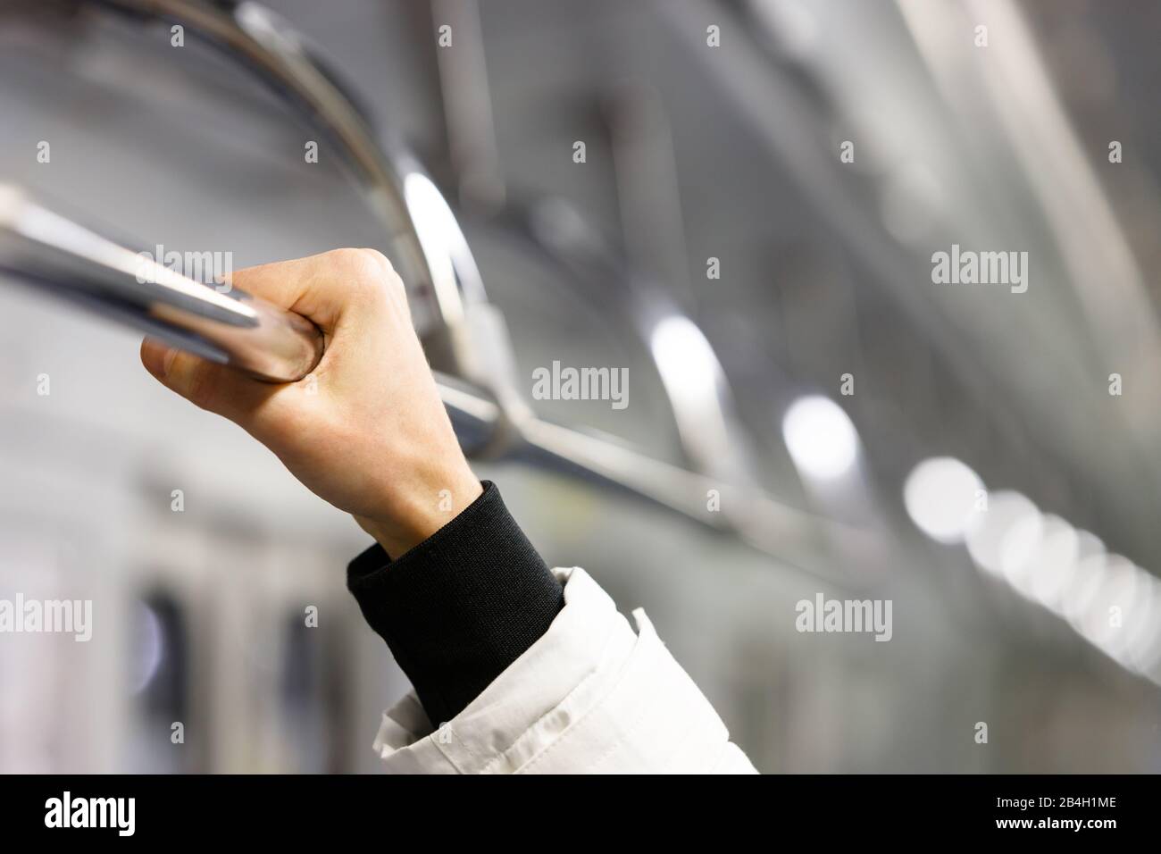 Hold the handrail hi-res stock photography and images - Alamy