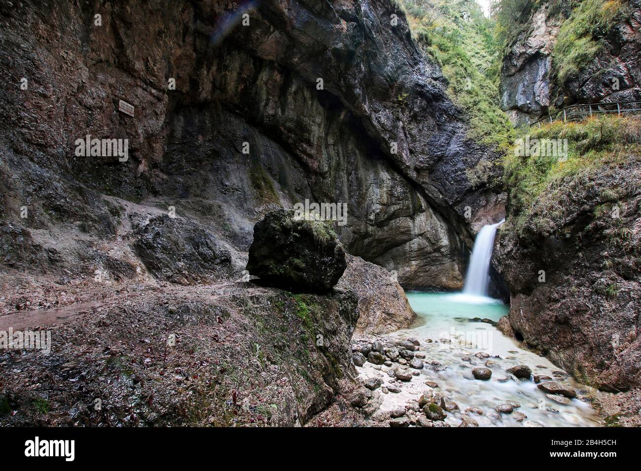 Almbachklamm at Marktschellenberg in Bavaria Stock Photo - Alamy