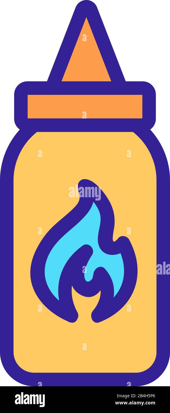 Spice icon vector. Isolated contour symbol illustration Stock Vector ...