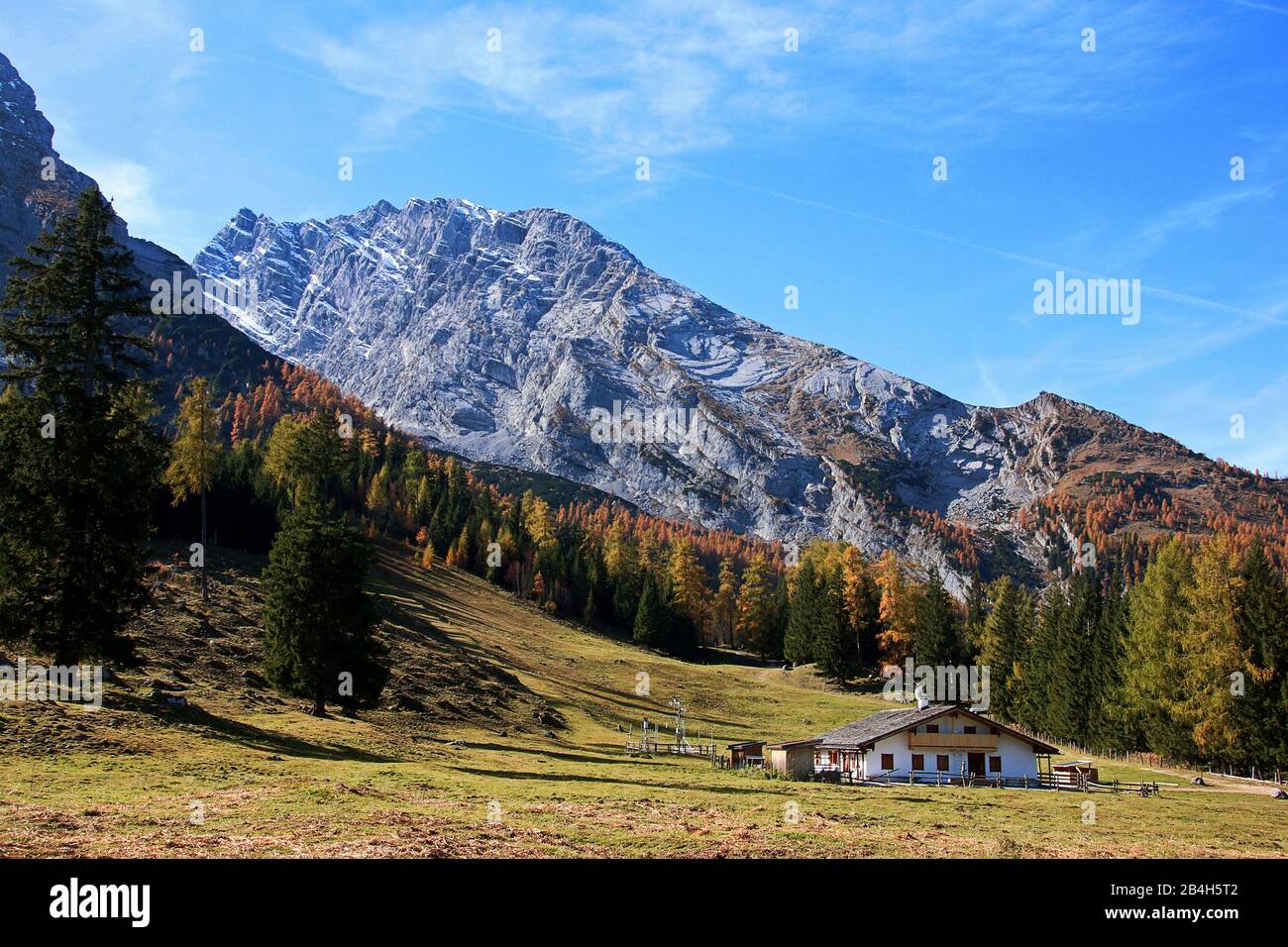 View of the Watzmann Stock Photo - Alamy