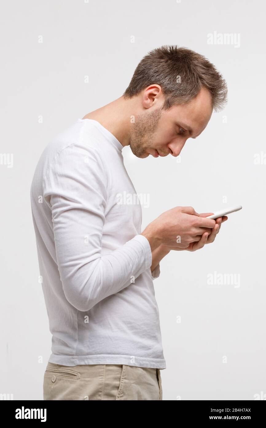 Man slouching hi-res stock photography and images - Alamy