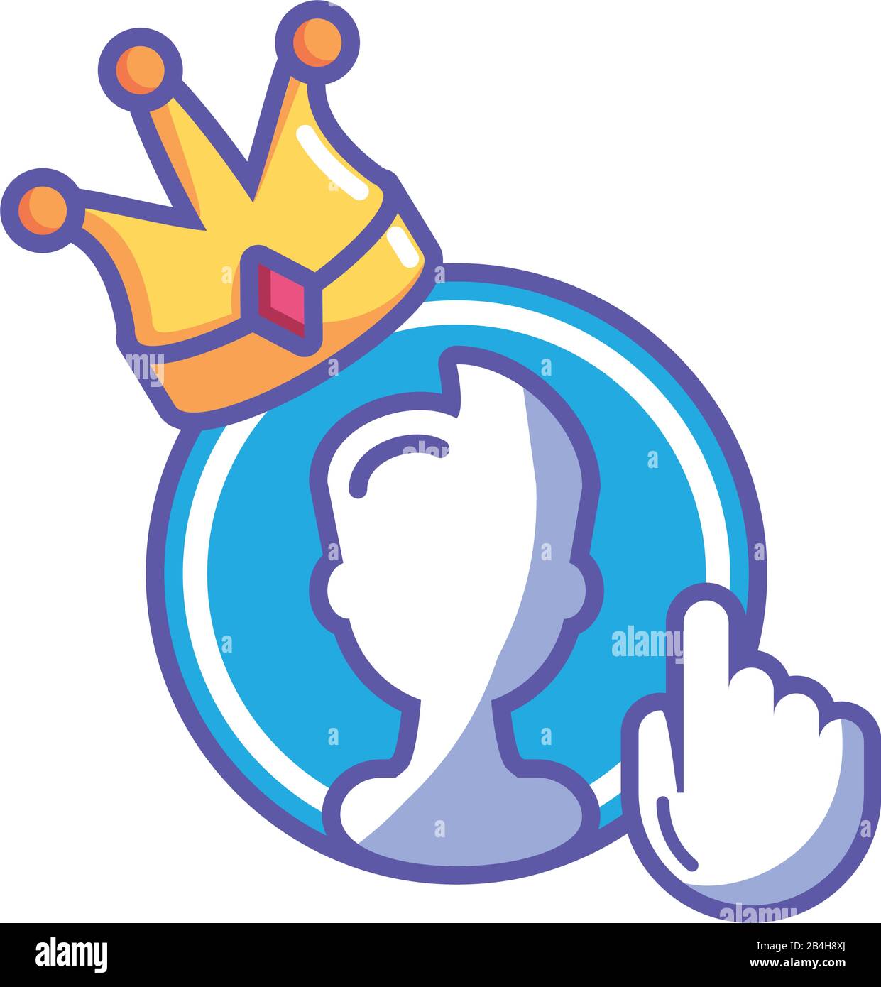 add person in social profile on white background vector illustration ...