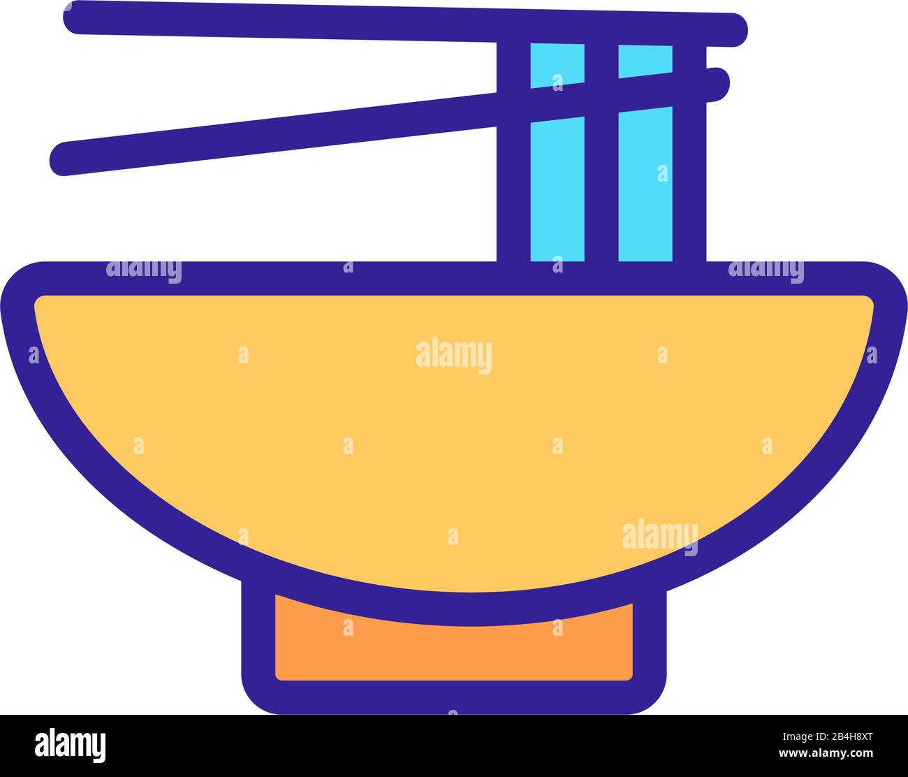 Fish soup icon vector. Isolated contour symbol illustration Stock ...