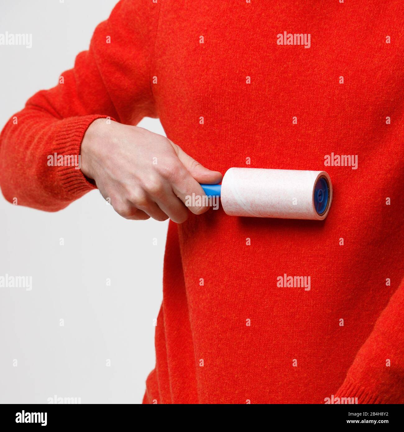 Sticky tape clothing fluff hi-res stock photography and images - Alamy