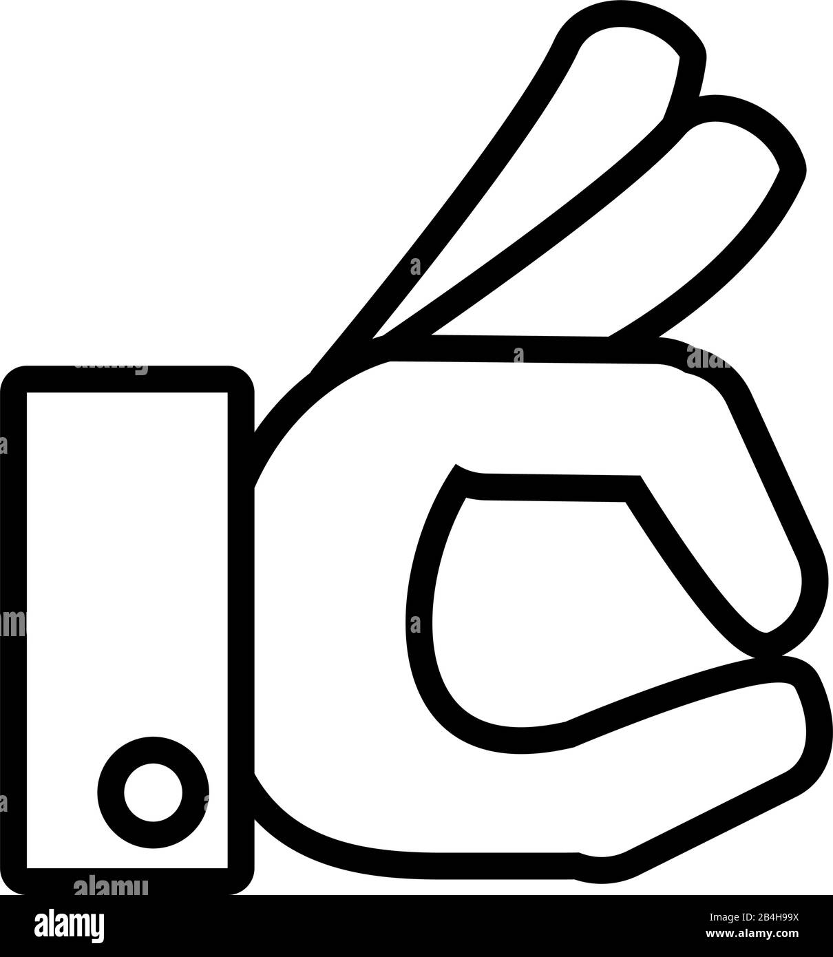 approval hands in white background vector illustration design Stock ...