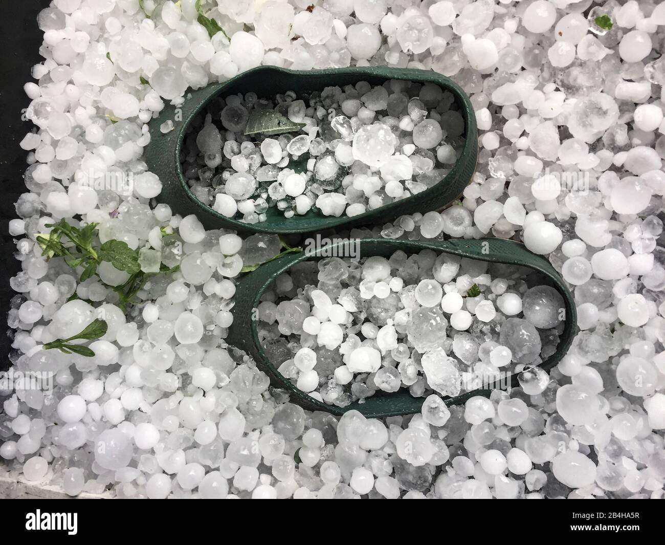 Extreme weather, hail, storm, global warming Stock Photo - Alamy