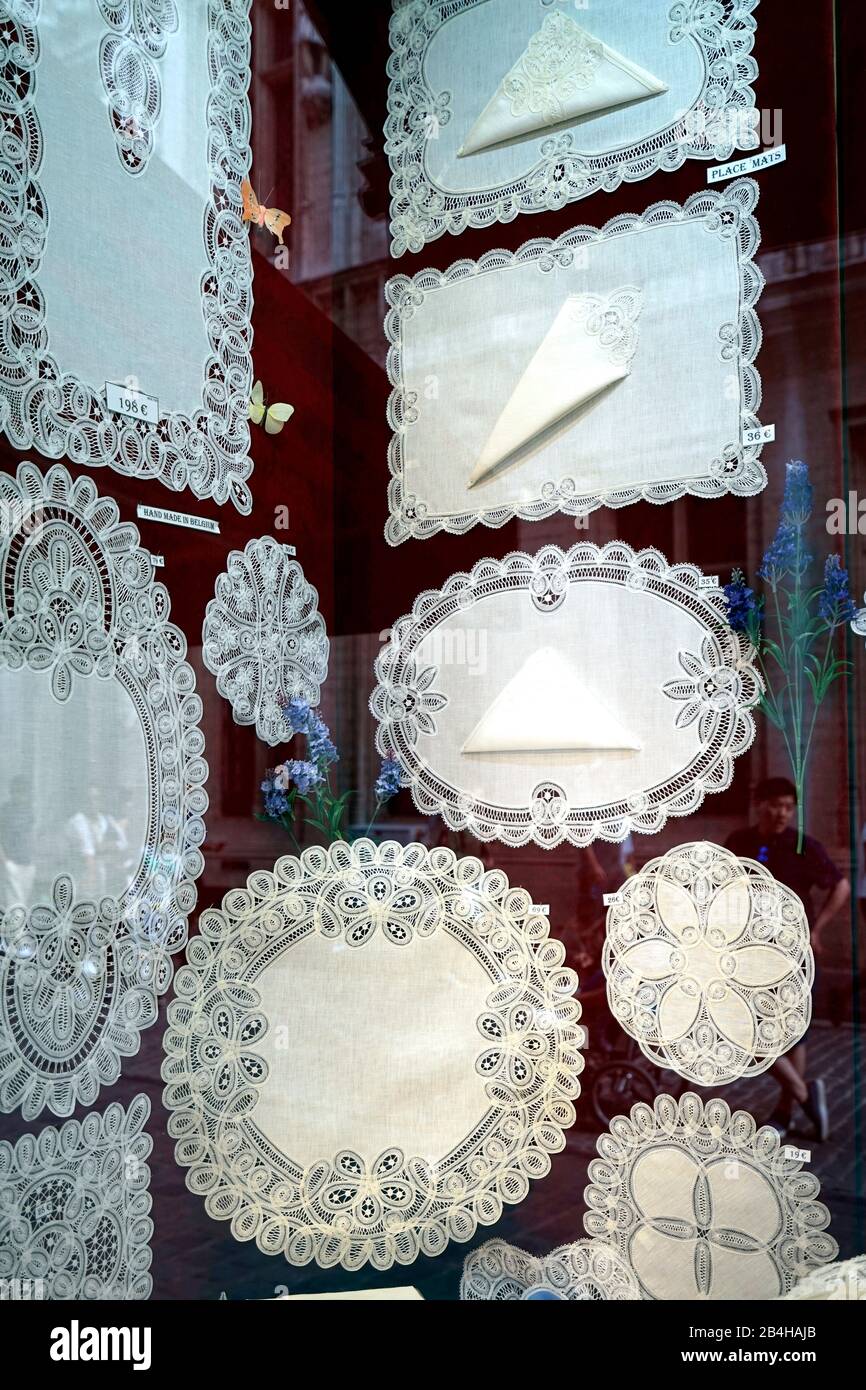 Lace shop brussels belgium hi-res stock photography and images - Alamy