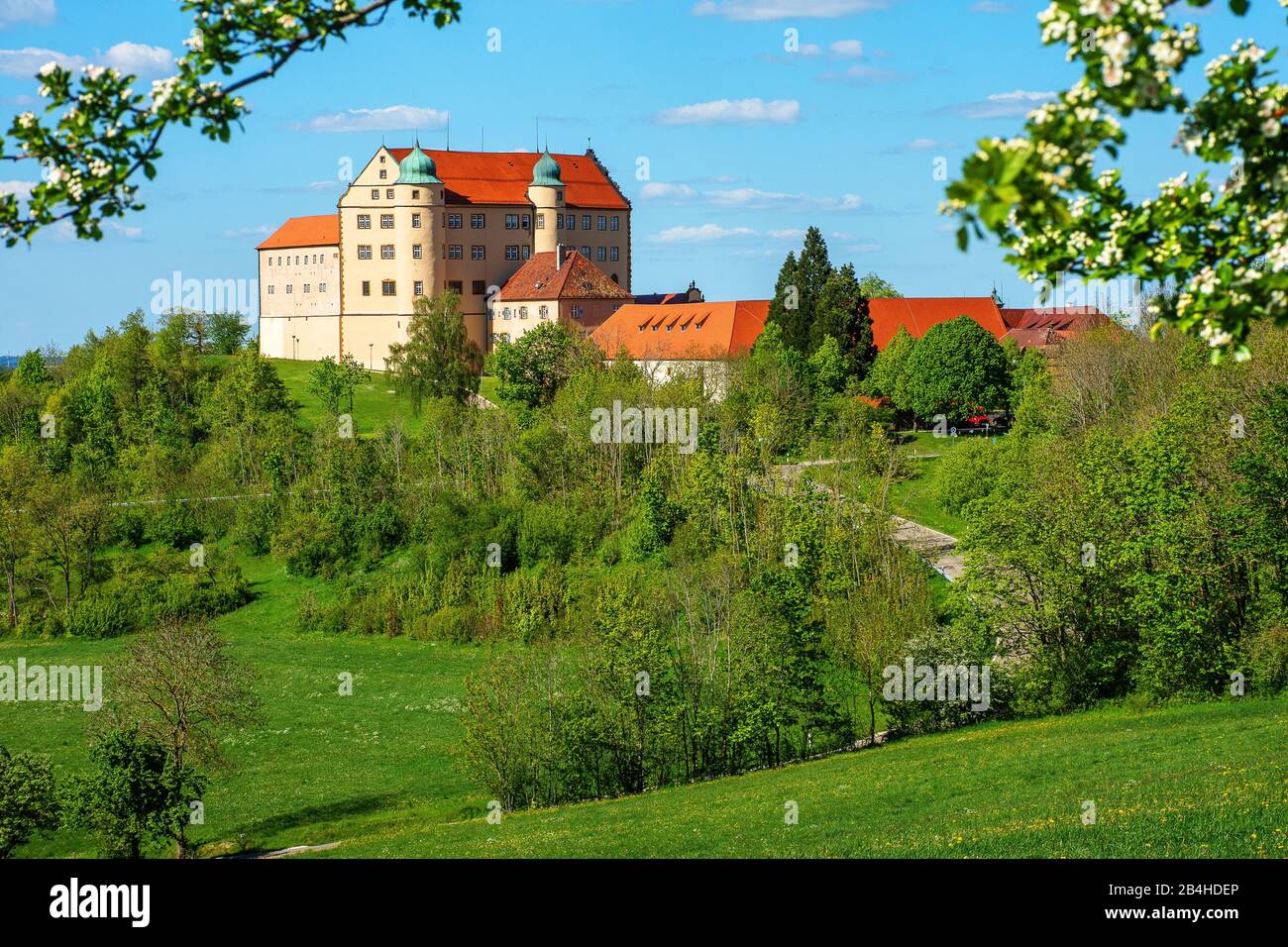 Kapfenburg castle, Germany, Baden-Wuerttemberg, Swabian Alb Stock Photo ...