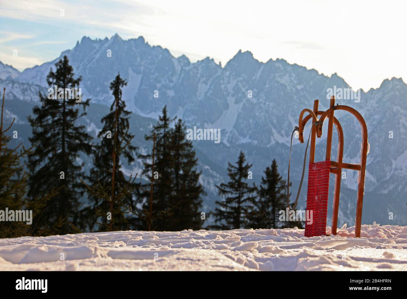 Sleigh ride in the snow hi-res stock photography and images - Alamy