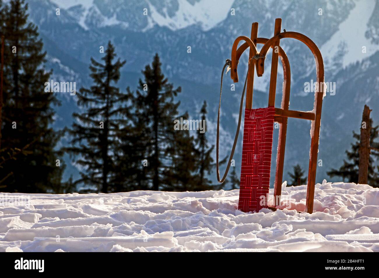 Sleigh ride in the snow hi-res stock photography and images - Alamy