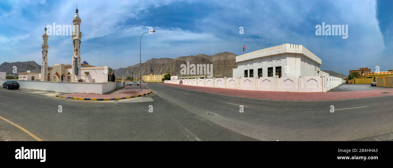 Oman, Central Mosque, Khasab Stock Photo - Alamy