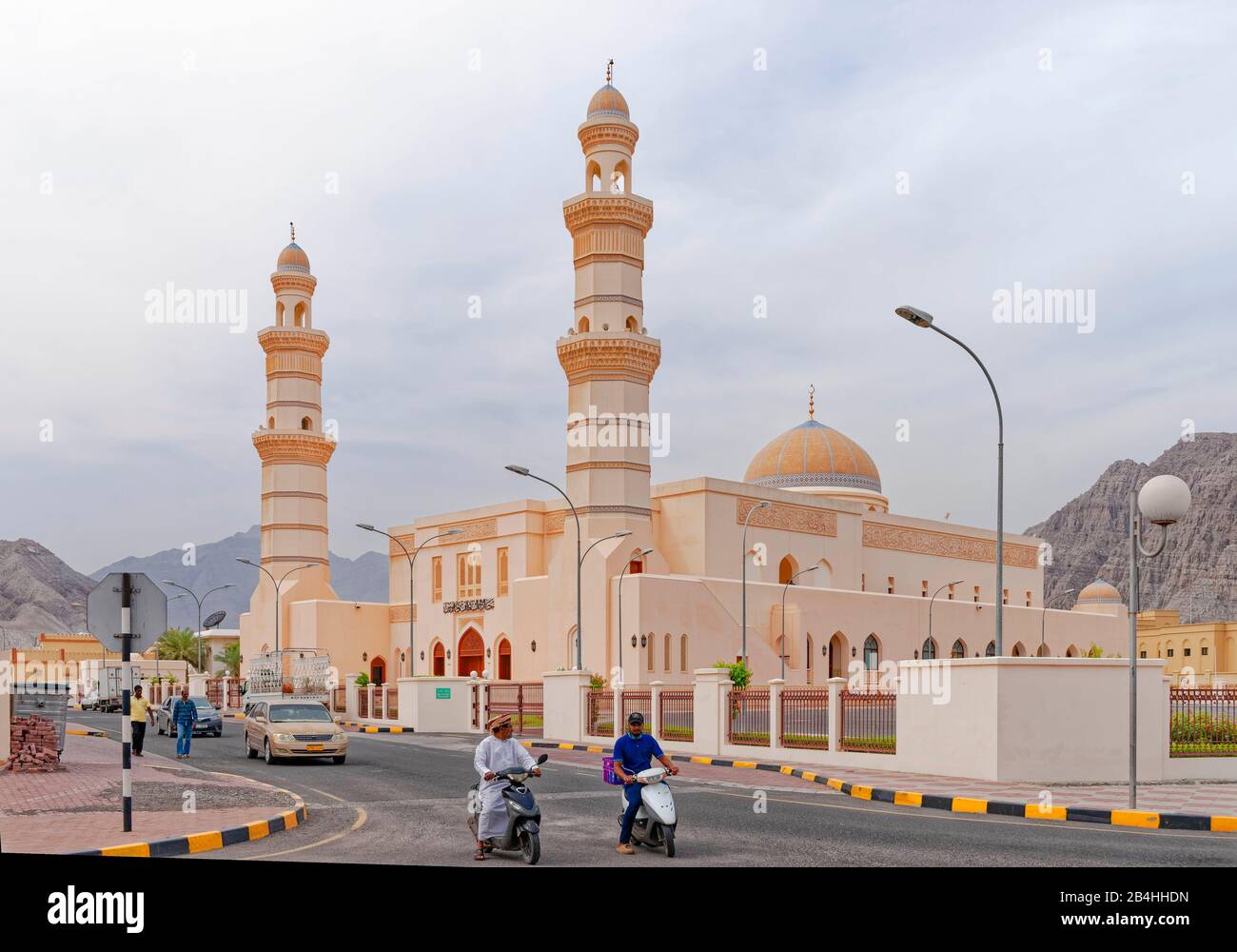 Oman, Central Mosque, Khasab Stock Photo - Alamy