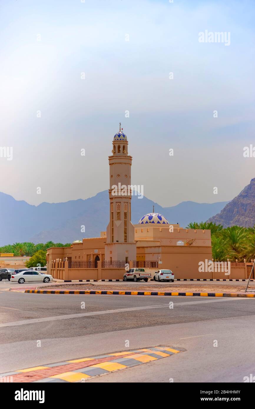 Central Mosque, Oman, Khasab Stock Photo - Alamy