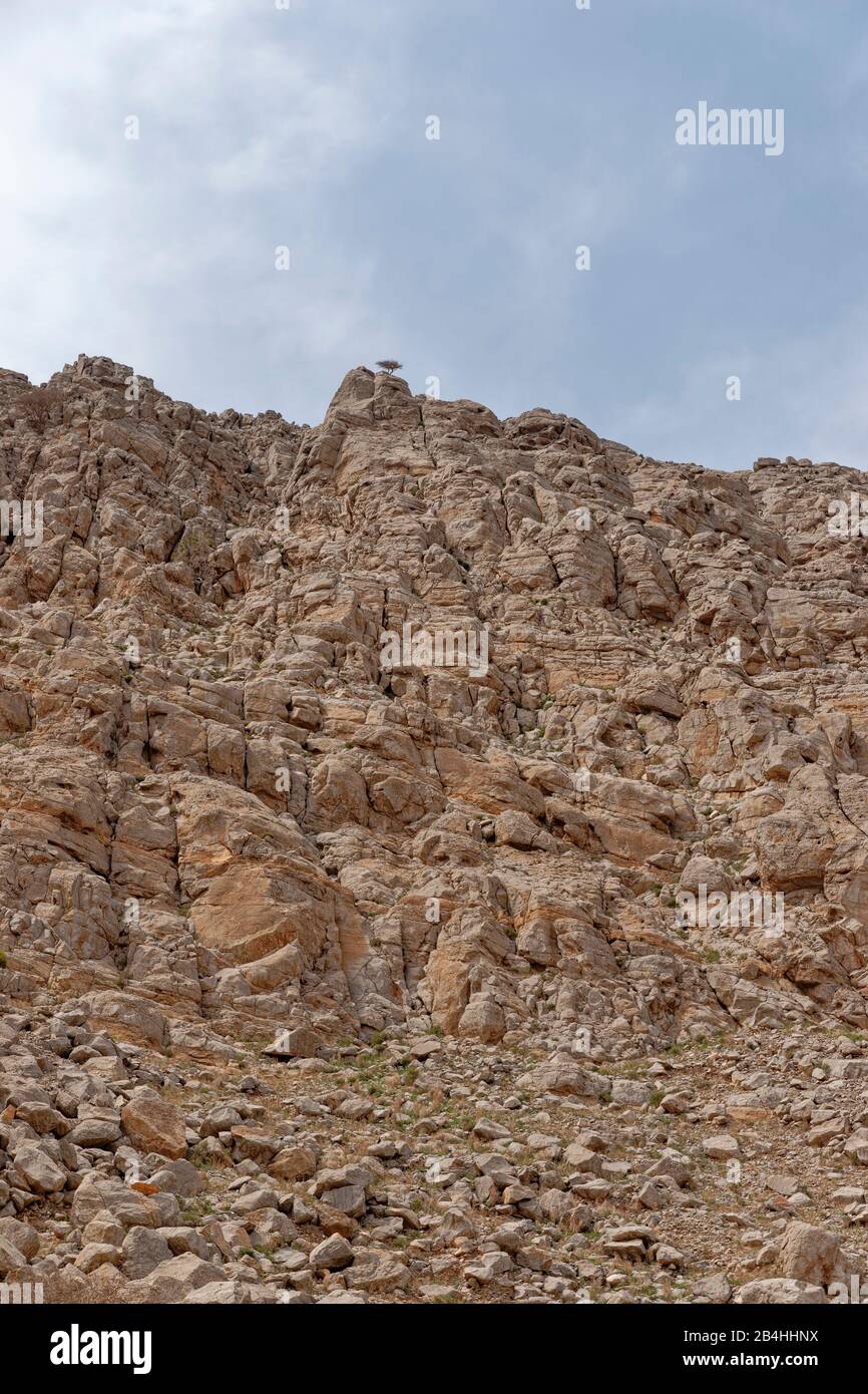 Oman, mountain, Khasab Stock Photo - Alamy