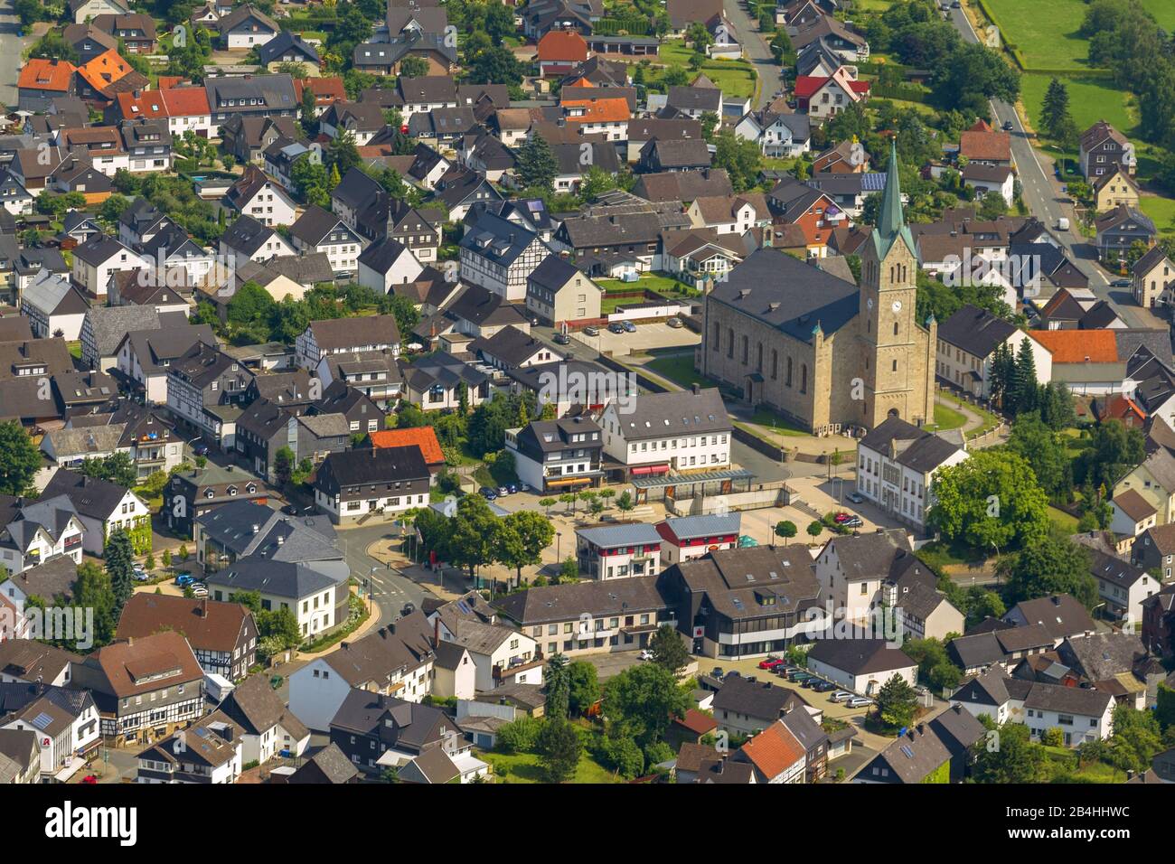 Town towns city cities small local historic historical hi-res stock ...