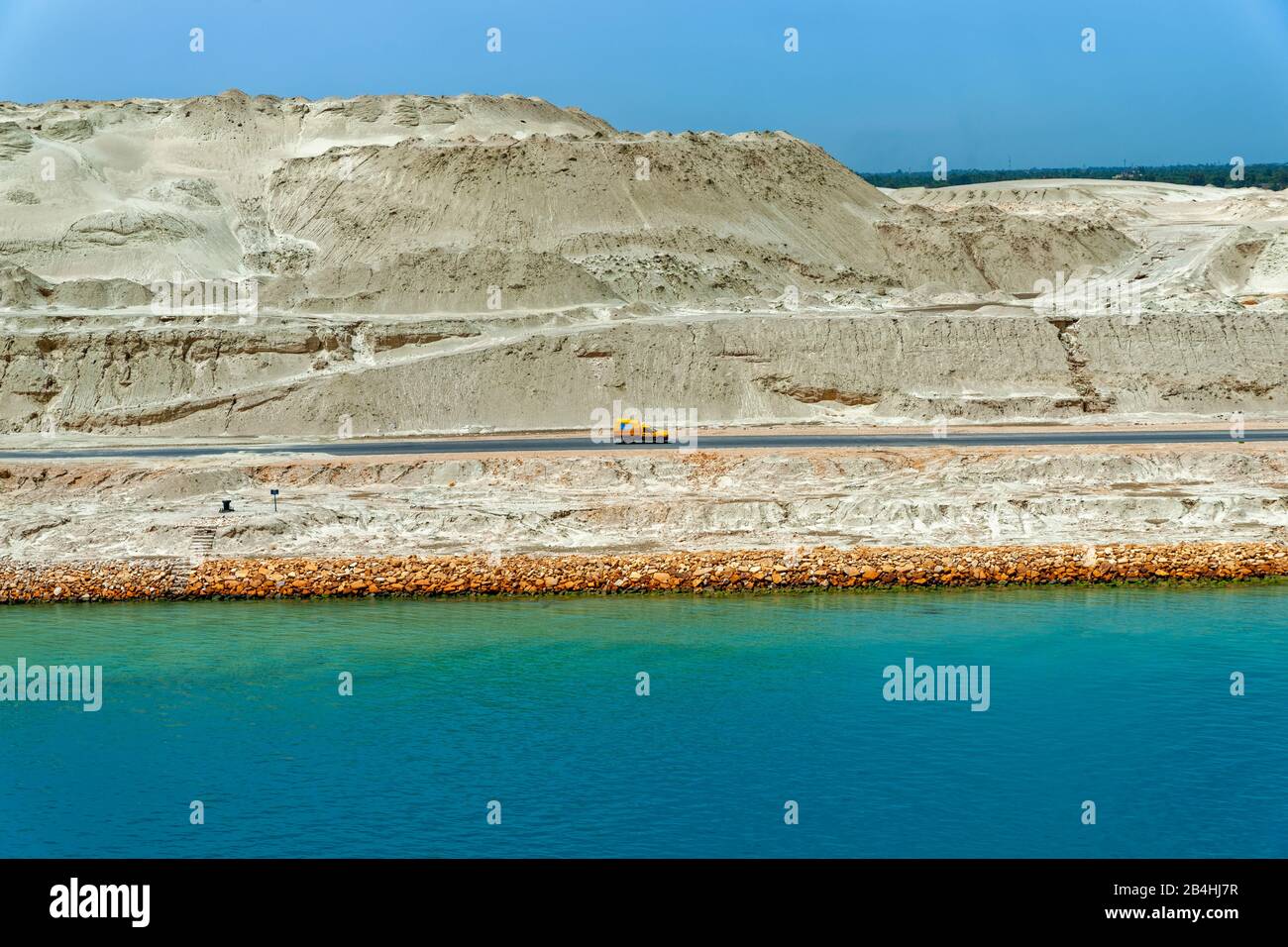 Suez Canal, East Bank, Sinai, Egypt Stock Photo - Alamy