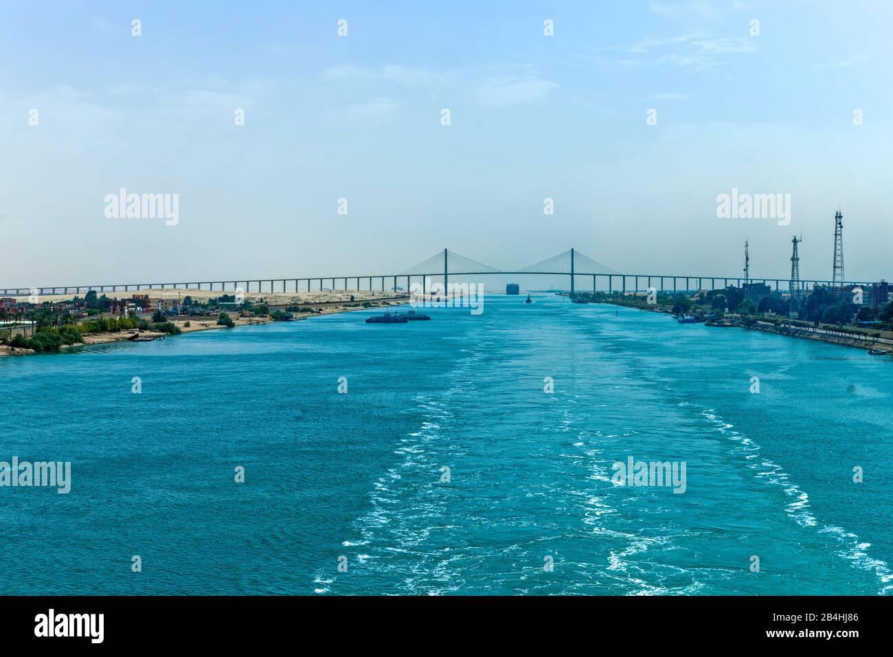 Suez Canal, Ismailia, Egypt Stock Photo - Alamy