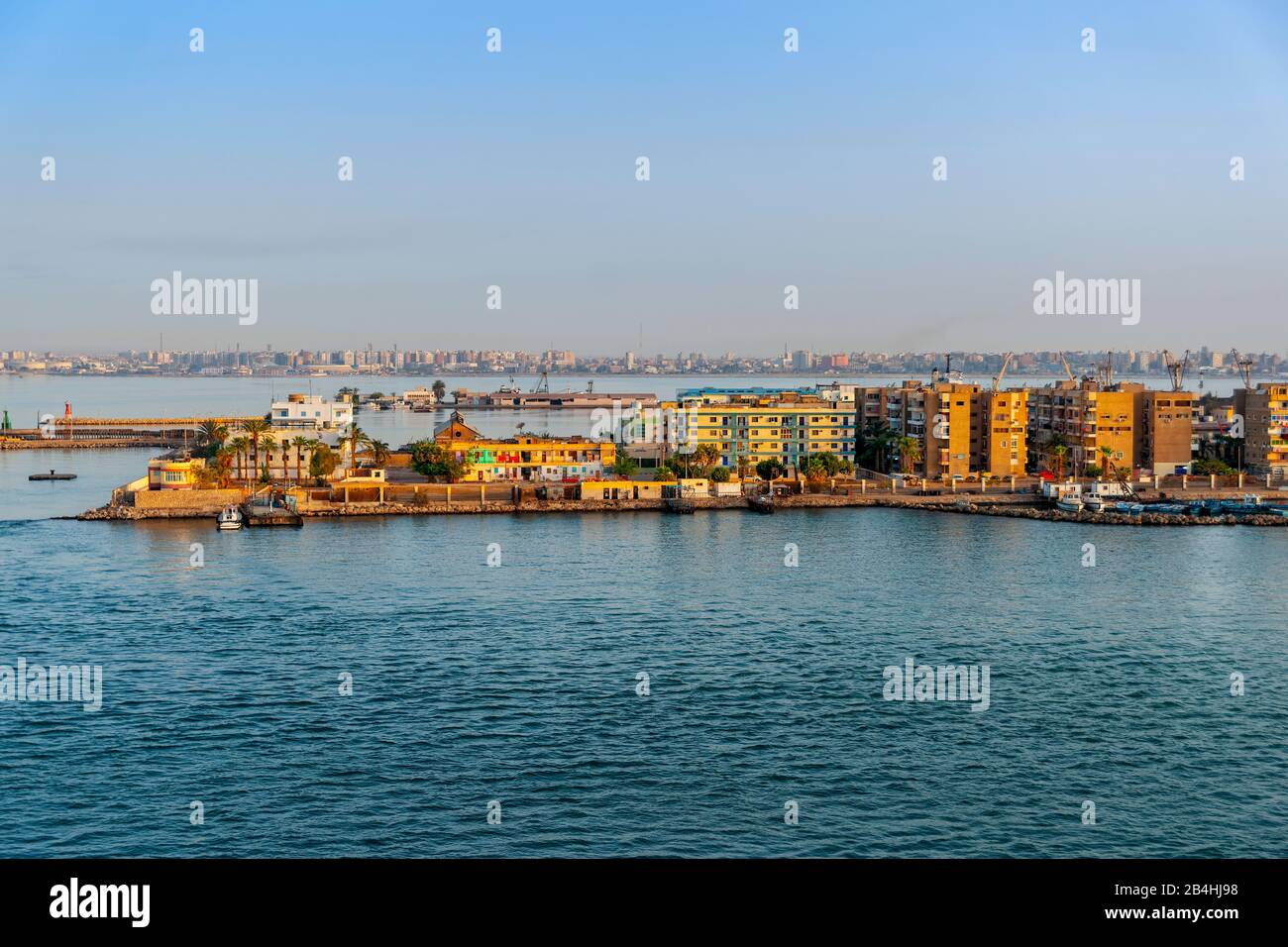 Suez Canal, Suez, Egypt Stock Photo - Alamy