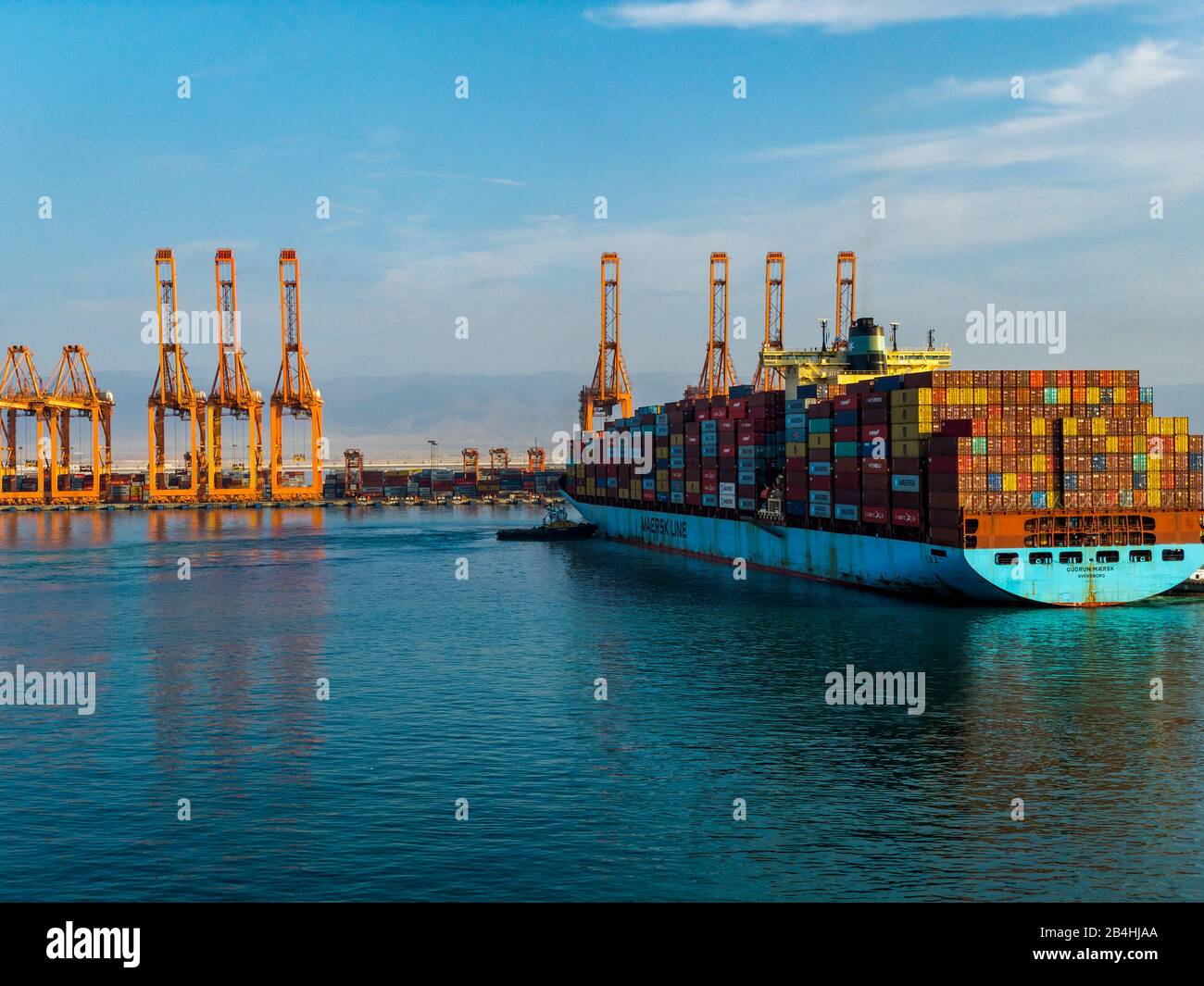 Oman, harbor, pier, Salalah Stock Photo - Alamy