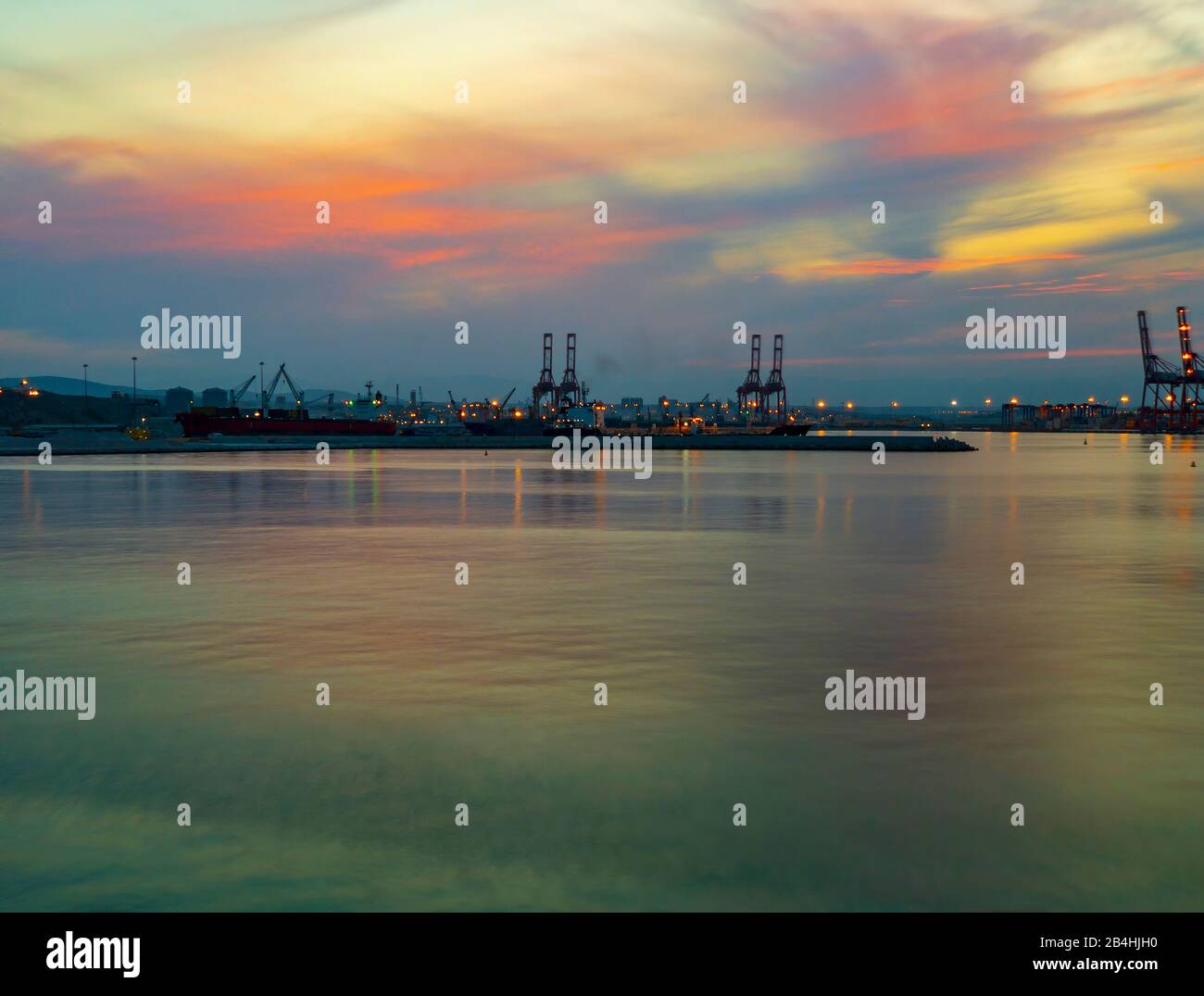 Oman, harbor, pier, Salalah Stock Photo - Alamy
