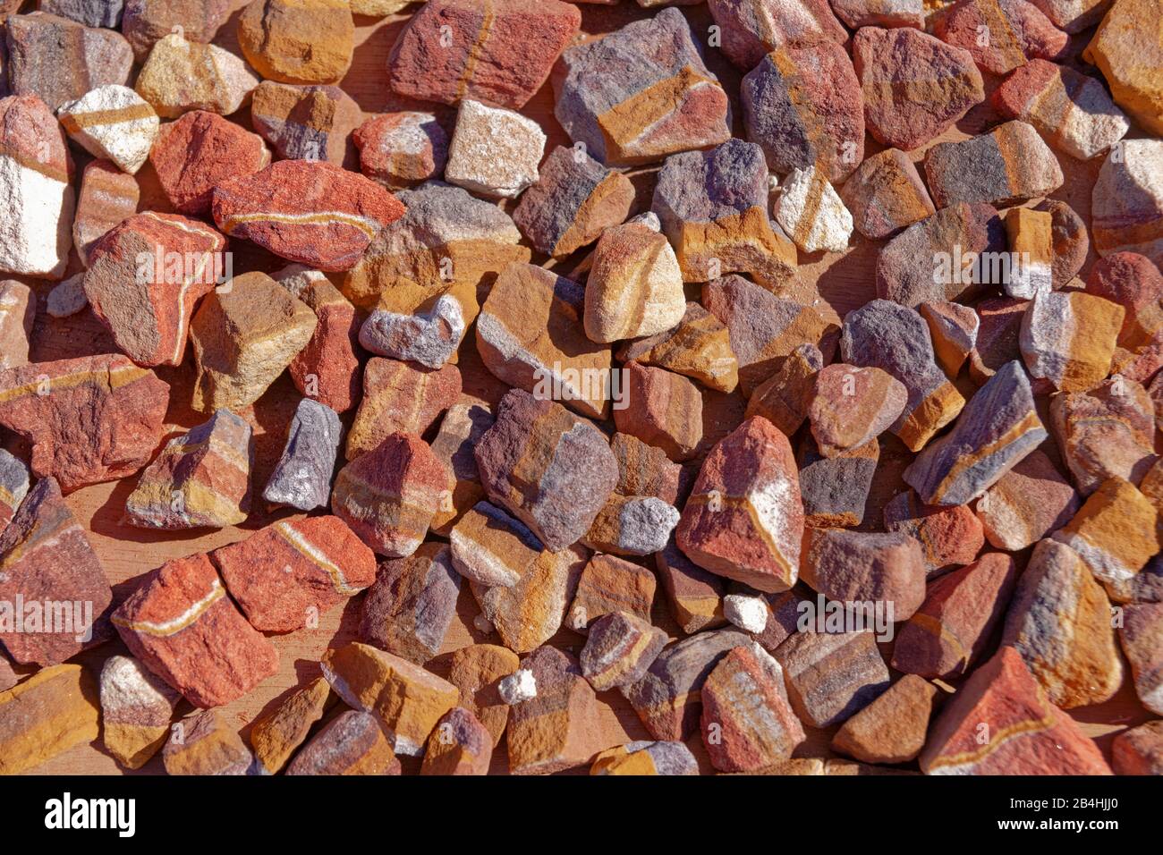 Jordan, rocks pieces, Petra Stock Photo - Alamy